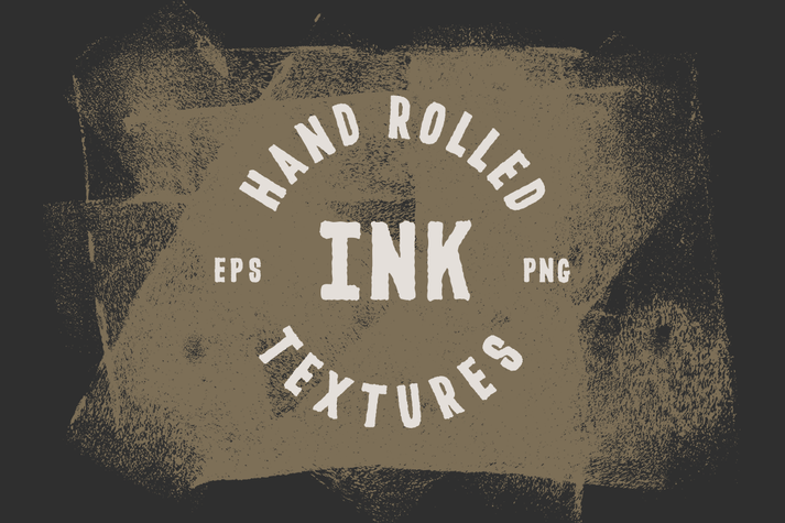 Vector Rolled Ink Textures – GhostlyPixels
