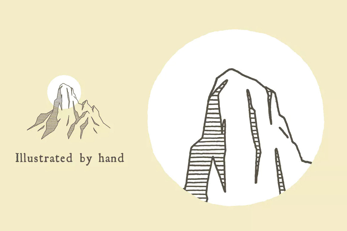 Mountain Ranges by Hand – GhostlyPixels