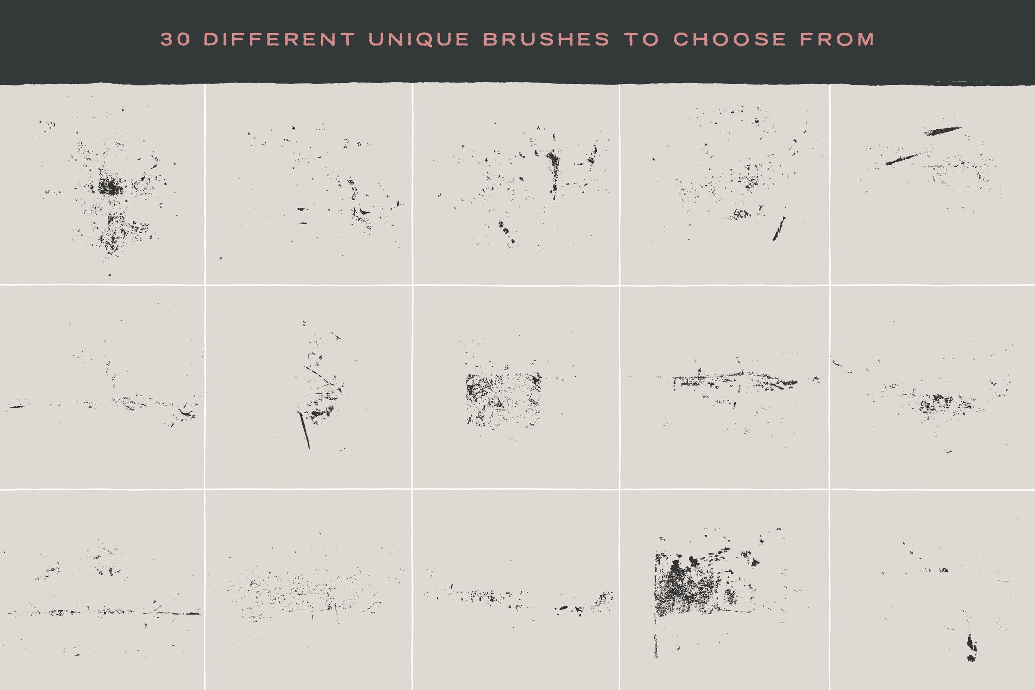 Distressed Texture Brushes – GhostlyPixels