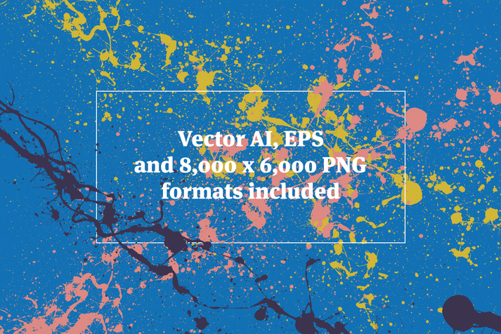 Paint Splatter Vector Textures – GhostlyPixels