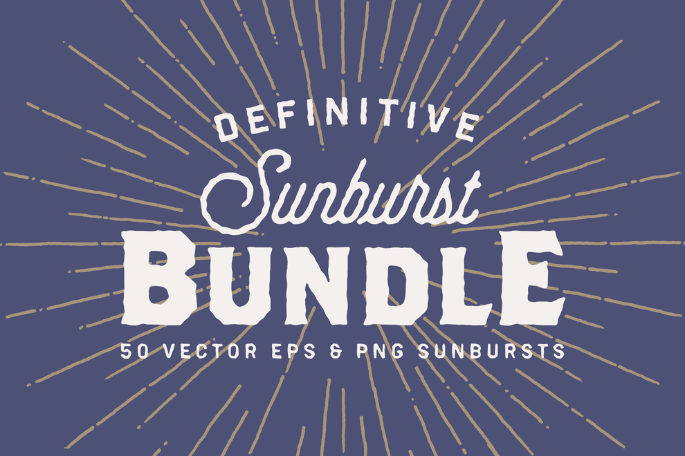 Vector Sunburst Bundle – GhostlyPixels